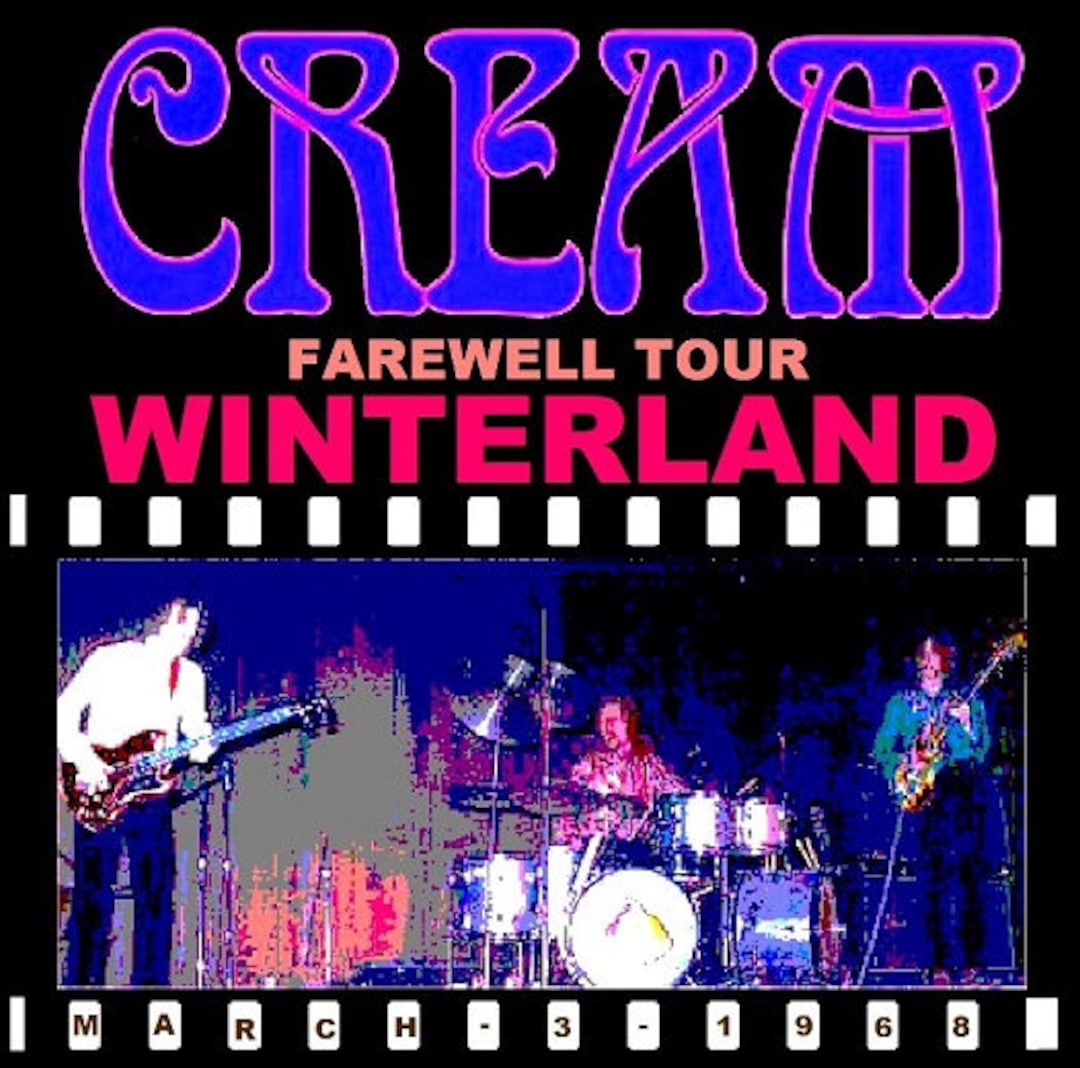 Cream Farewell Live at the Winterland Arena 1968 March .03 2 CD - Etsy