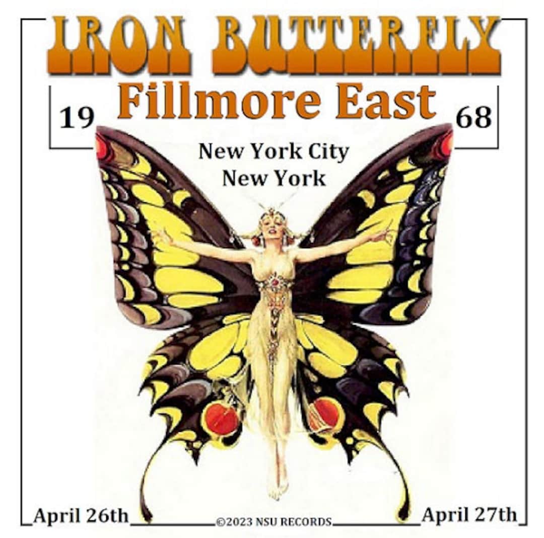Iron Butterfly Live at the Fillmore East 1968 April 26 & 27th. Ltd 2cd ...