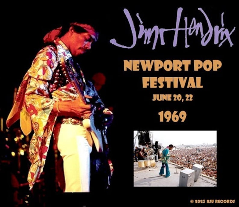 Jimi Hendrix Newport Pop Festival 1969 Juine 20 and 22nd. LTD 3CD - Etsy