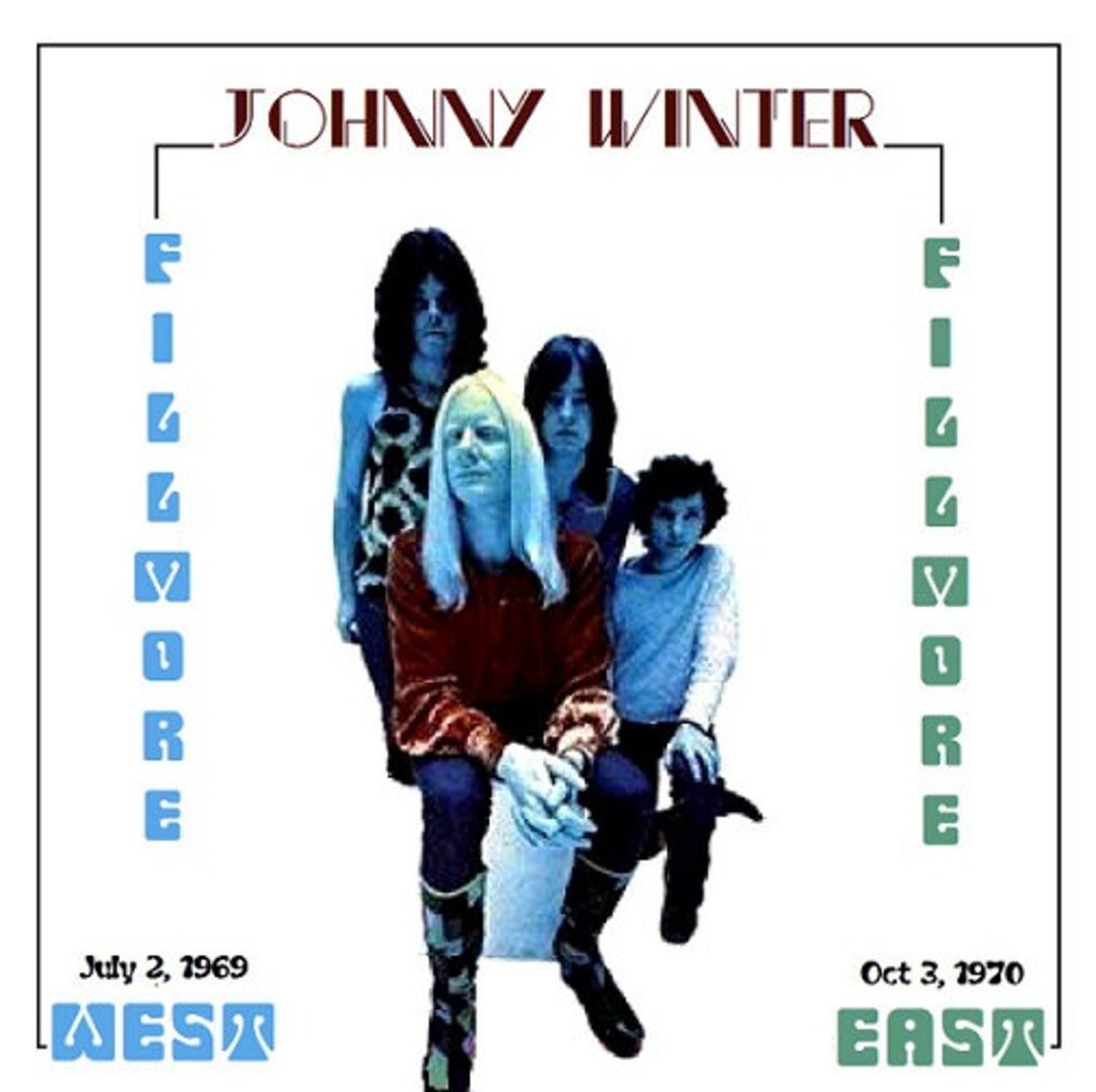 Johnny Winter Live at the Fillmore East and West 1969-70 LTD 2CD - Etsy