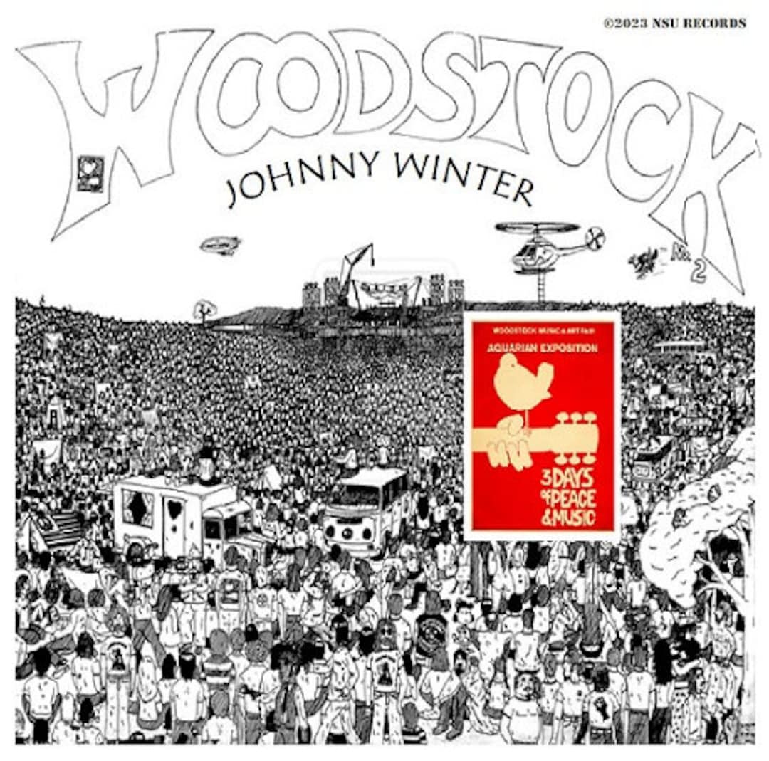 Johnny Winter Live at the Woodstock Festival 1969 Ltd Cd - Etsy