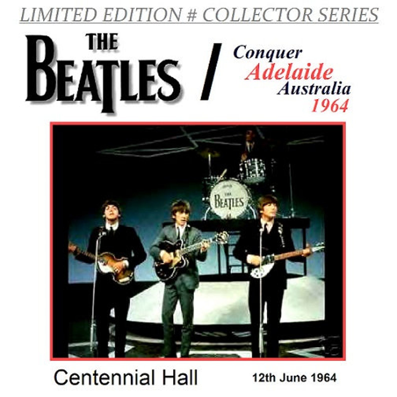 The Beatles Live in Adelaide Austraila 6/12//1964 LTD # CD OOP!! - Etsy