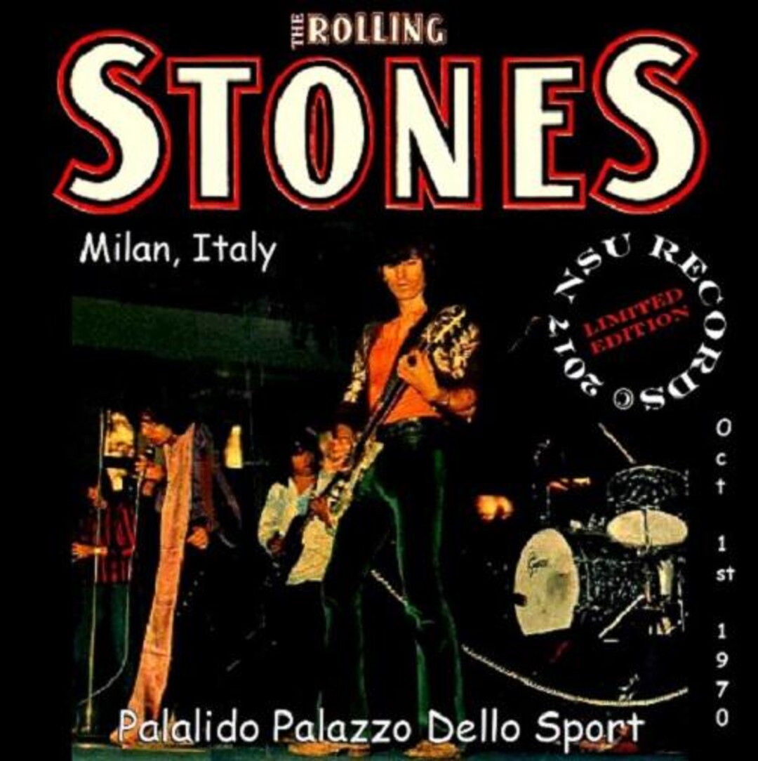 The Rolling Stones Live Milan, Italy 1970 October 1st LTD CD - Etsy