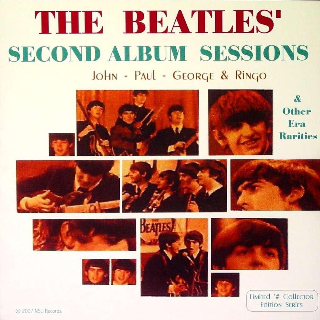 The Beatles Second Album Recording Sessions Ltd 2CD OOP!! - Etsy