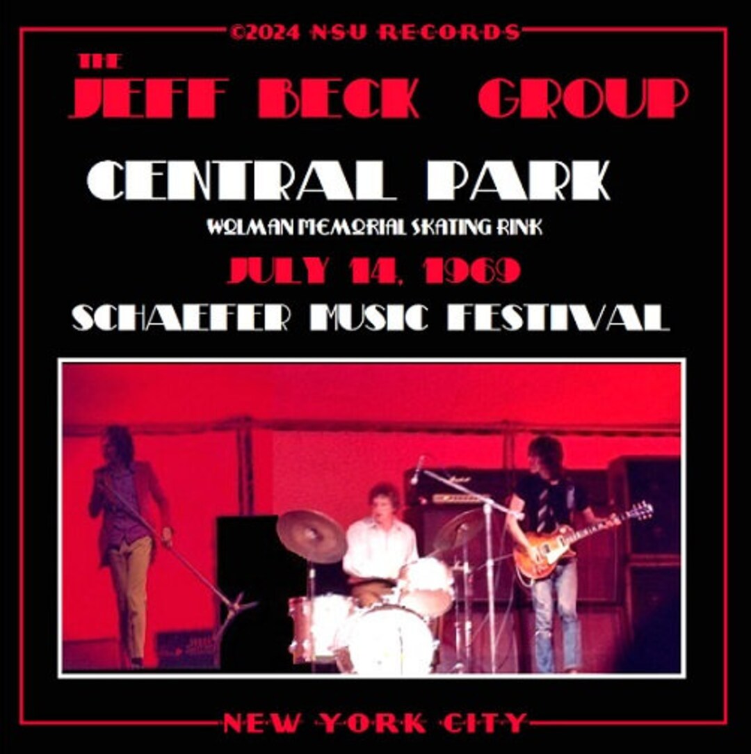 Jeff Beck Group Central Park in NY City 1969 July 14th Ltd Cd - Etsy