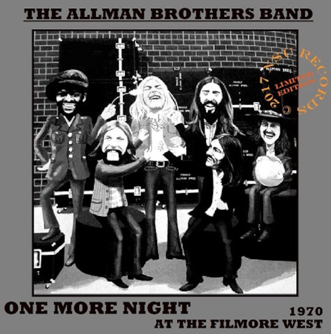 The Allman Brothers Live at the Fillmore West 1970 Jan 16 LTD CD OOP ...
