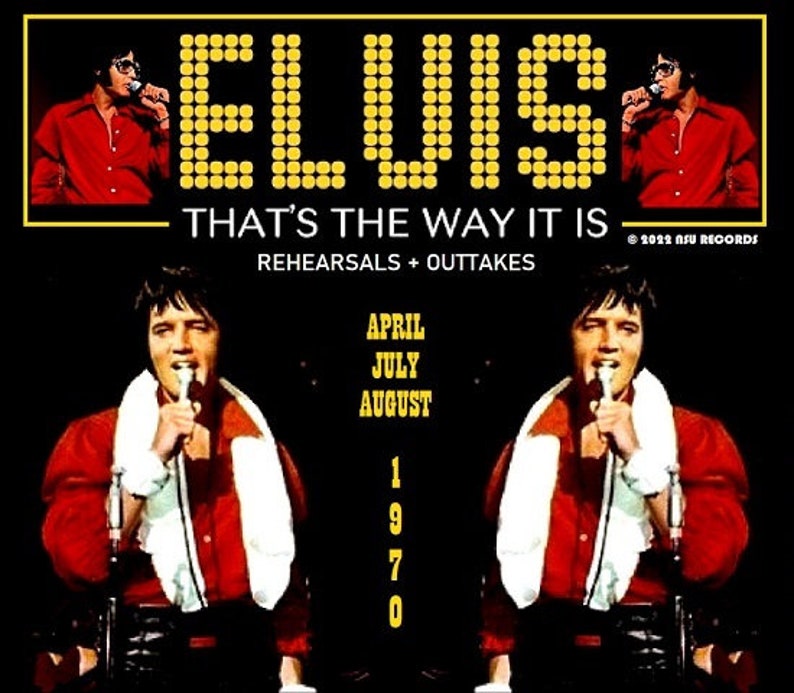 Elvis Presley That's the Way It is - Rehearsals + Outtakes 1970 LTD 6 ...