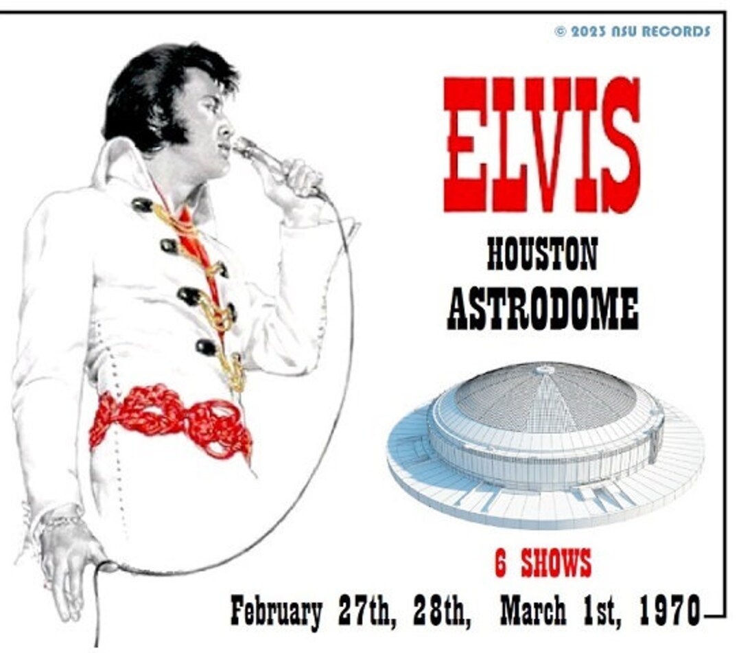 Elvis Presley 6 Live Shows at the Houston Astrodome 1970 Ltd 6cd - Etsy