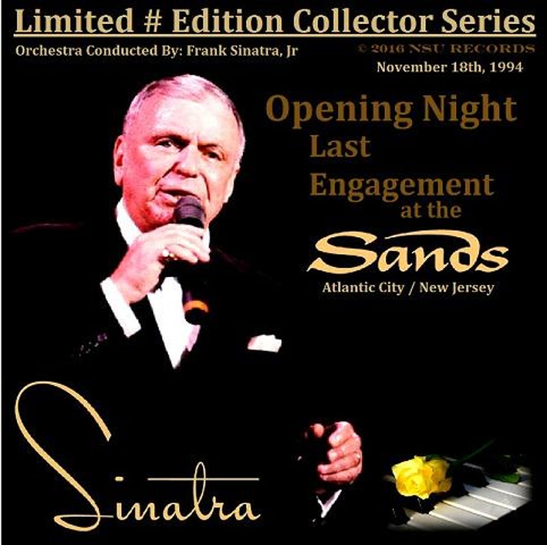 Frank Sinatra Live at the Sands / Atlantic City '94 November 18 Ltd CD ...
