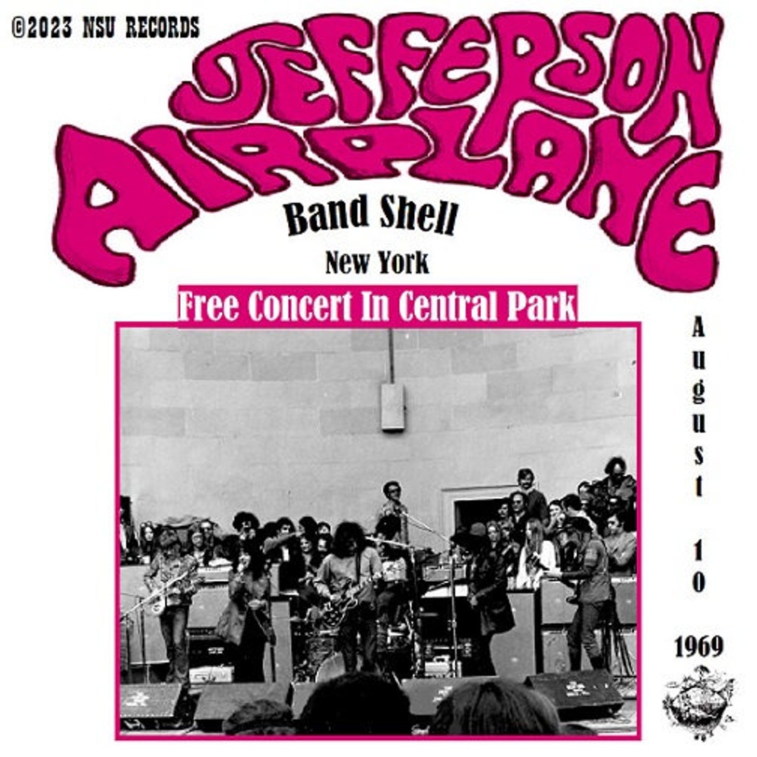 Jefferson Airplane Live Free Concert in Central Park 1969 August 10th ...