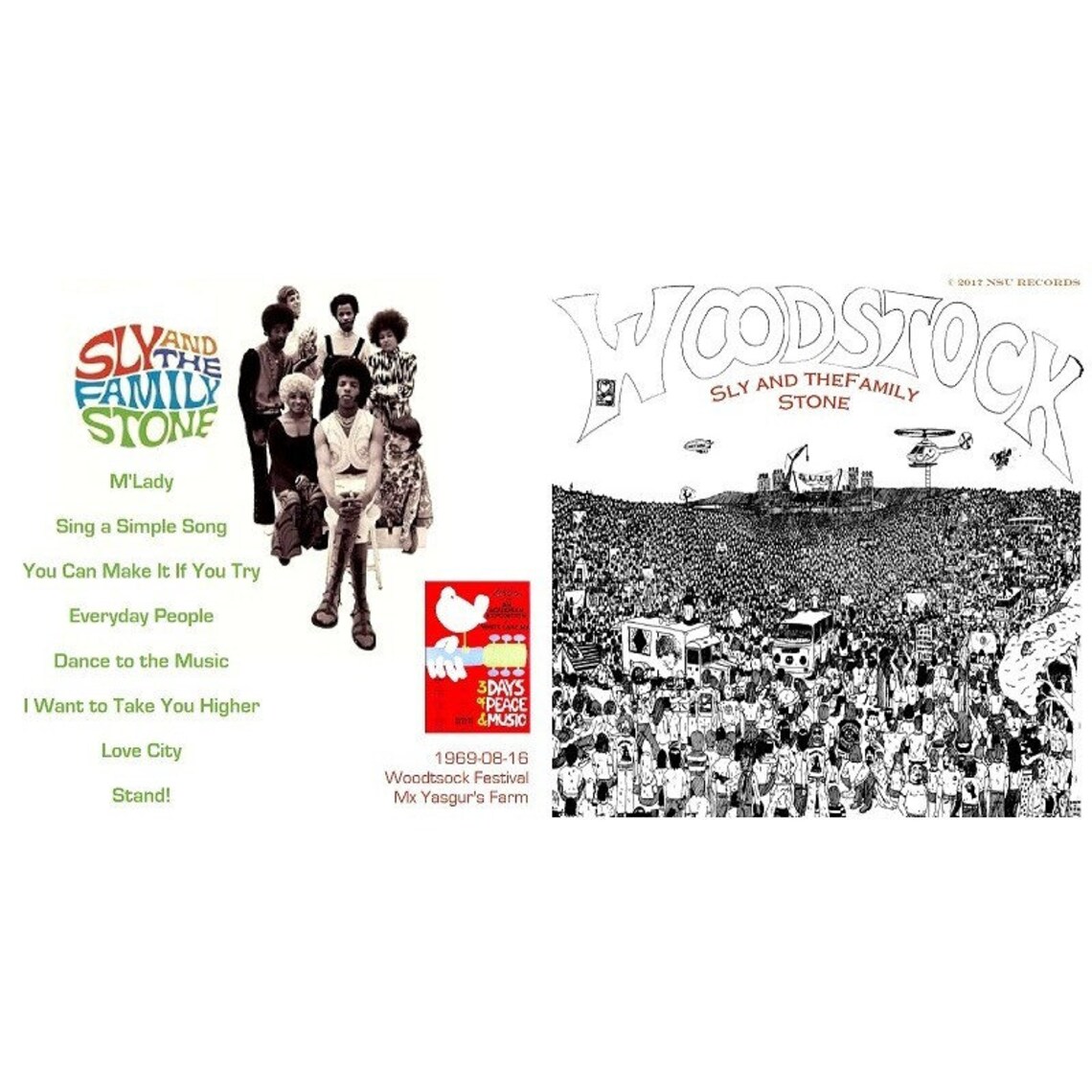 Sly and the Family Stone - Live at Woodstock Festival 1969 Ltd Cd - Etsy