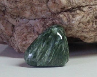 10 Pieces Lot Natural Seraphinite heart Shape Gemstone Loose