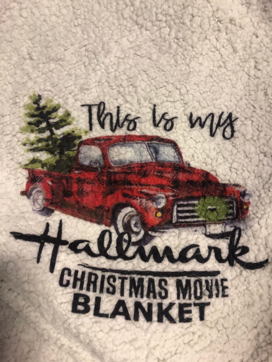Oversized Throw Blanket. Hallmark Christmas Movie Watching - Etsy