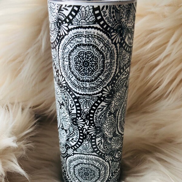 Mandala With Words - Etsy