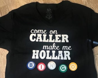 Bingo Caller Shirt - Etsy