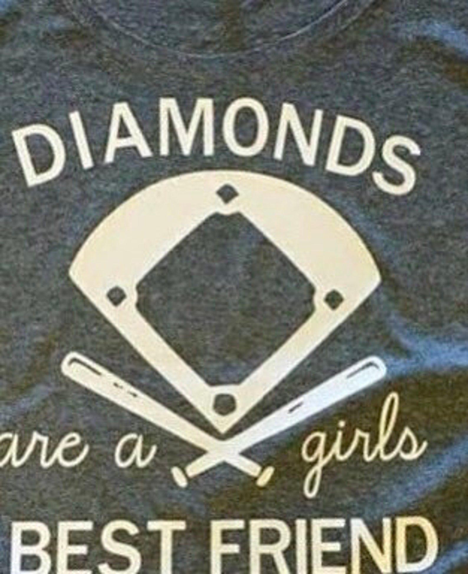 Custom Girls Softball Shirt. Girls Softball T Shirt. Diamonds Are a ...