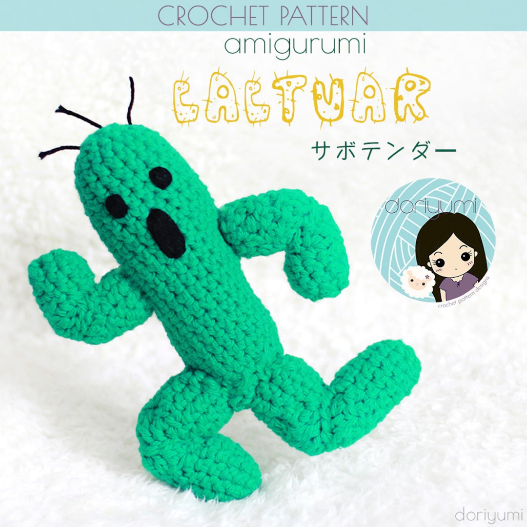 Final Fantasy Cactuar Amigurumi Crochet Pattern - Etsy