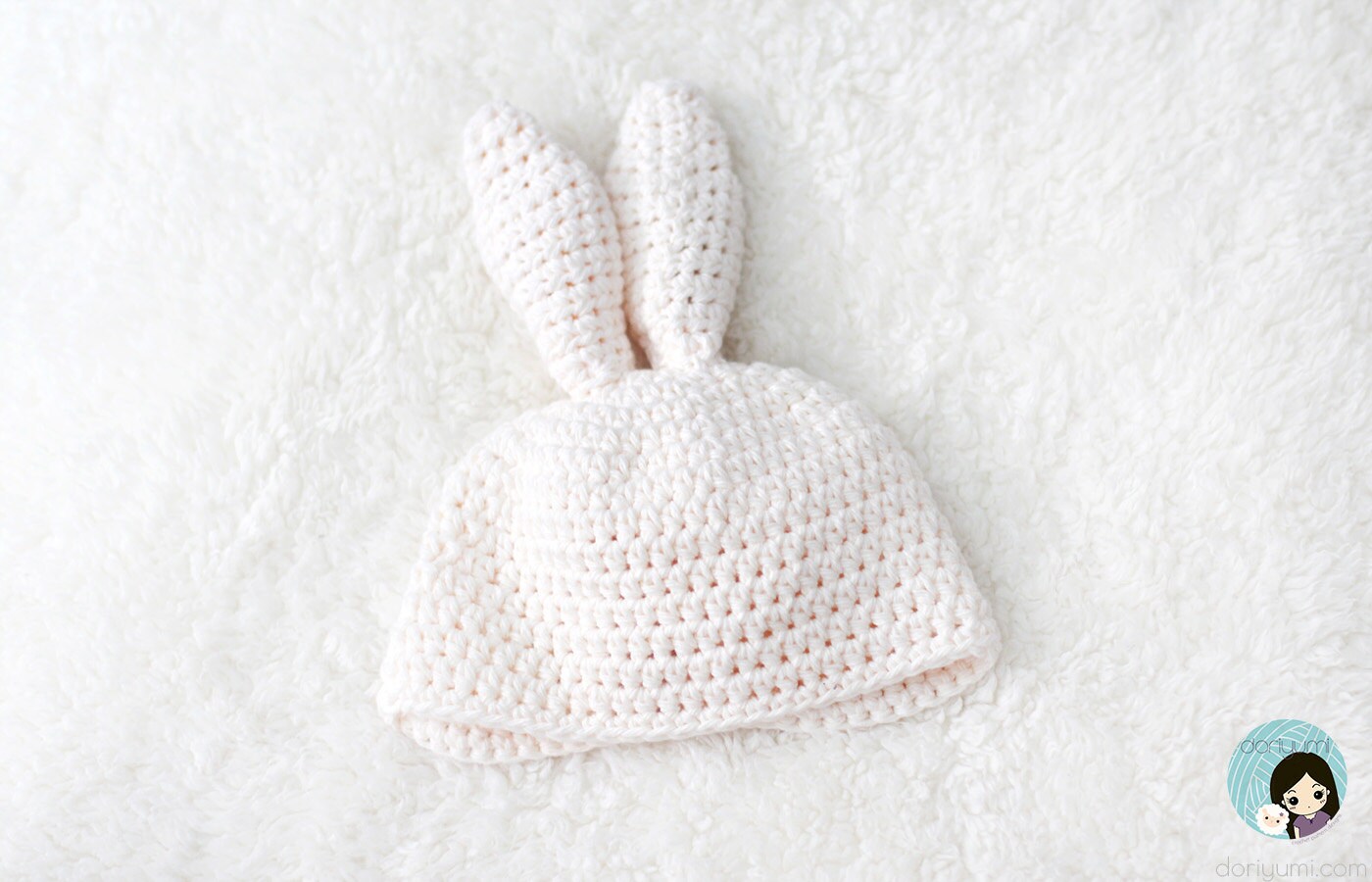 Tiny Tu Bunny Baby Hat Crochet Pattern | Etsy