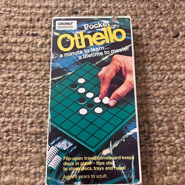 Pocket Othello Travel Game - Etsy