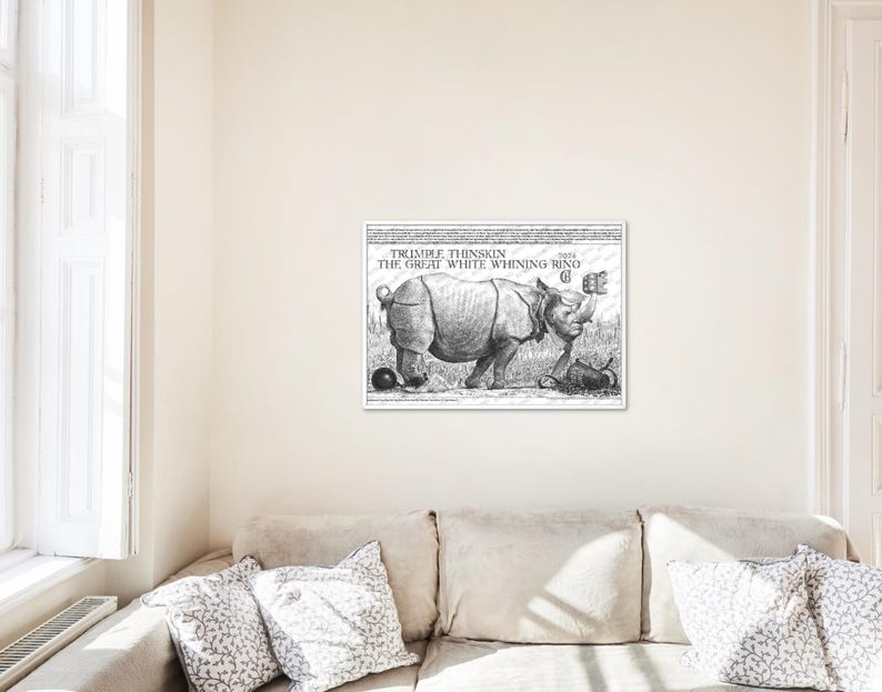 Trumple Thinskin the RINO - Leftist Political Print - Etsy