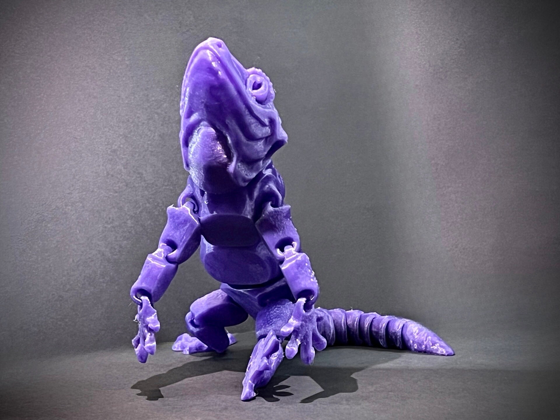 3D Printed Articulated Gargoyle Gecko: Sensory Toy, Desk Decor - Etsy