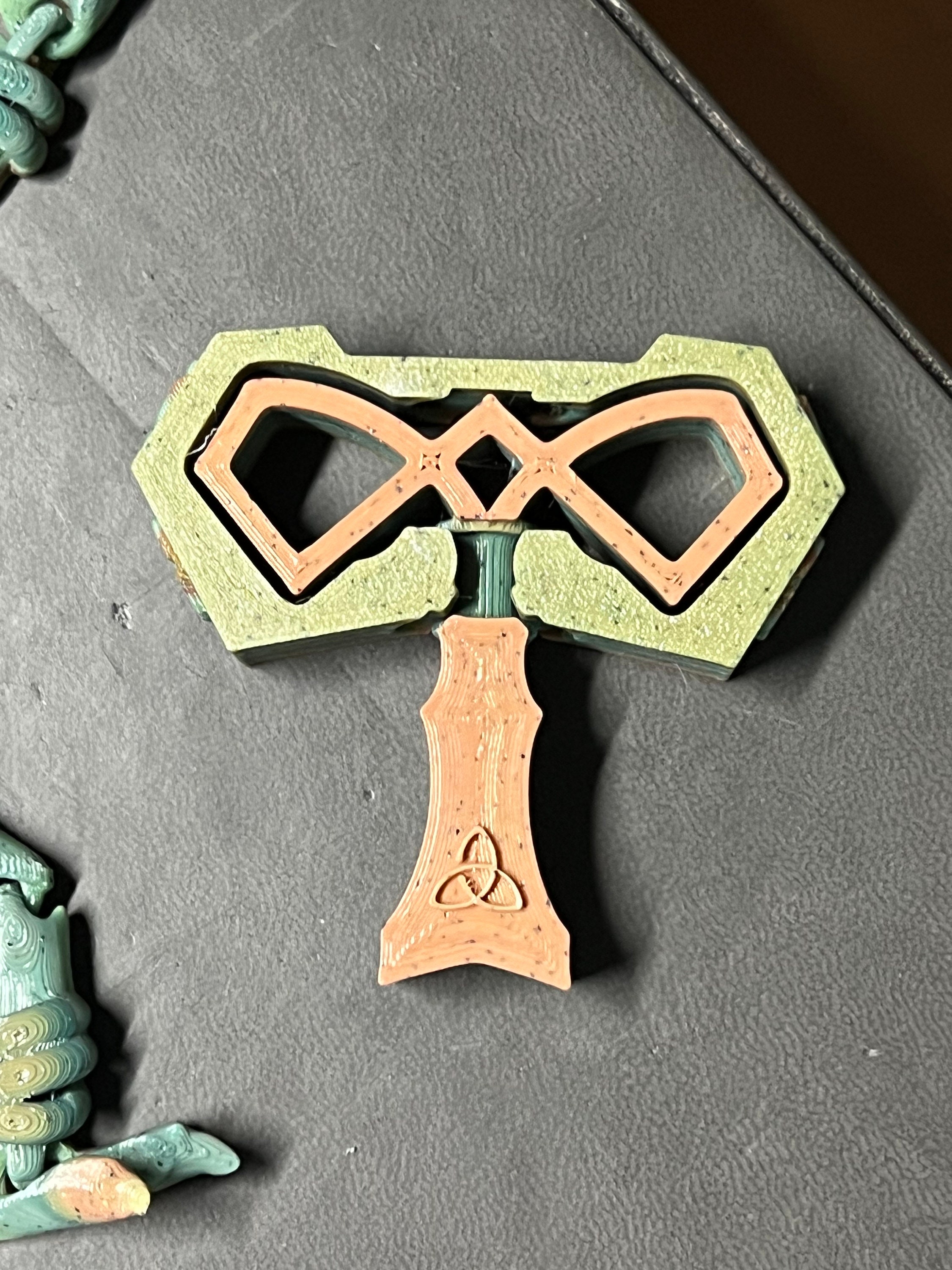 Thor's Hammer Fidget Spinning Hammer, Multi Piece Celtic Mjolnir - Etsy