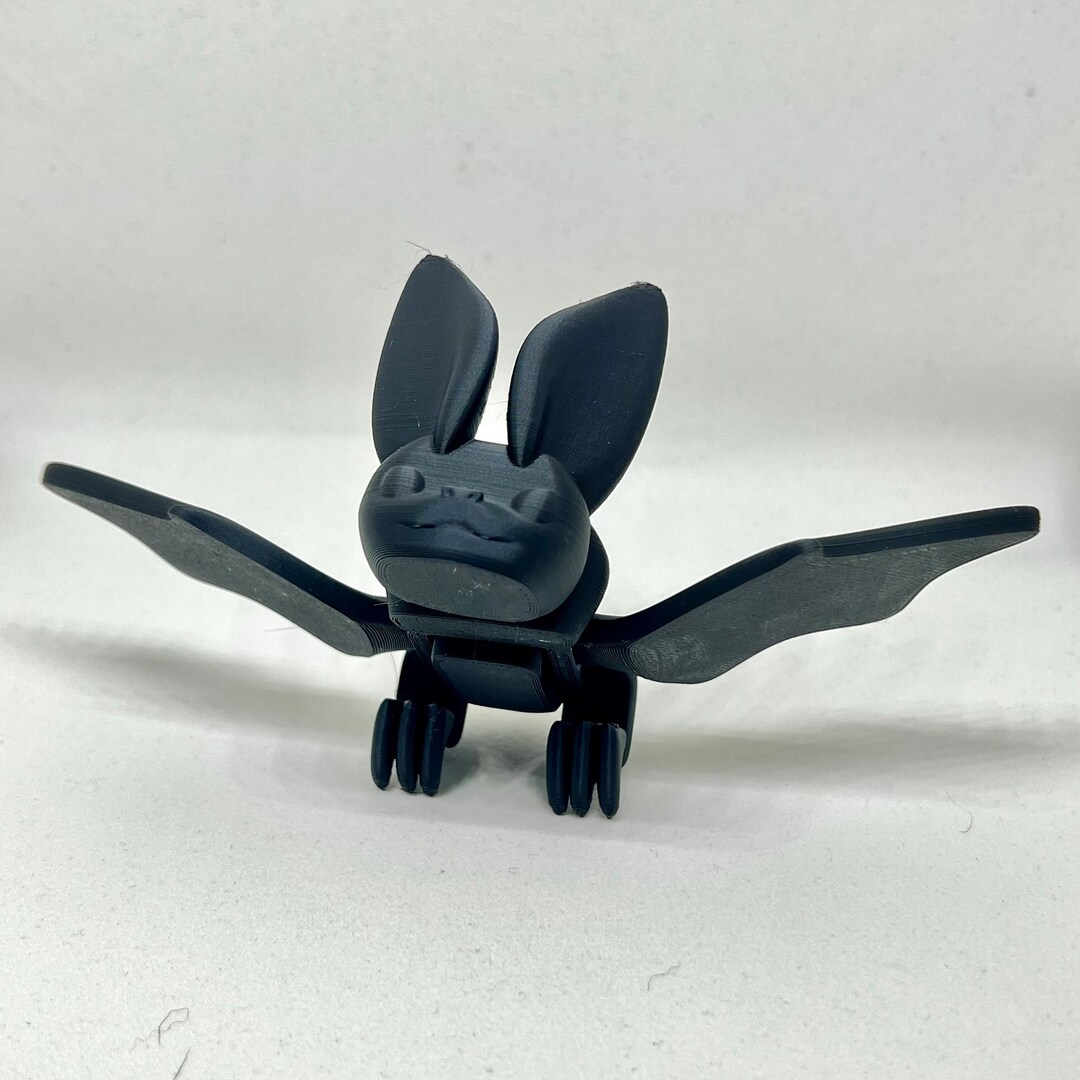 Nice Bat Flexi Fidget Toy, 3D Printed, Other Colors on Request - Etsy