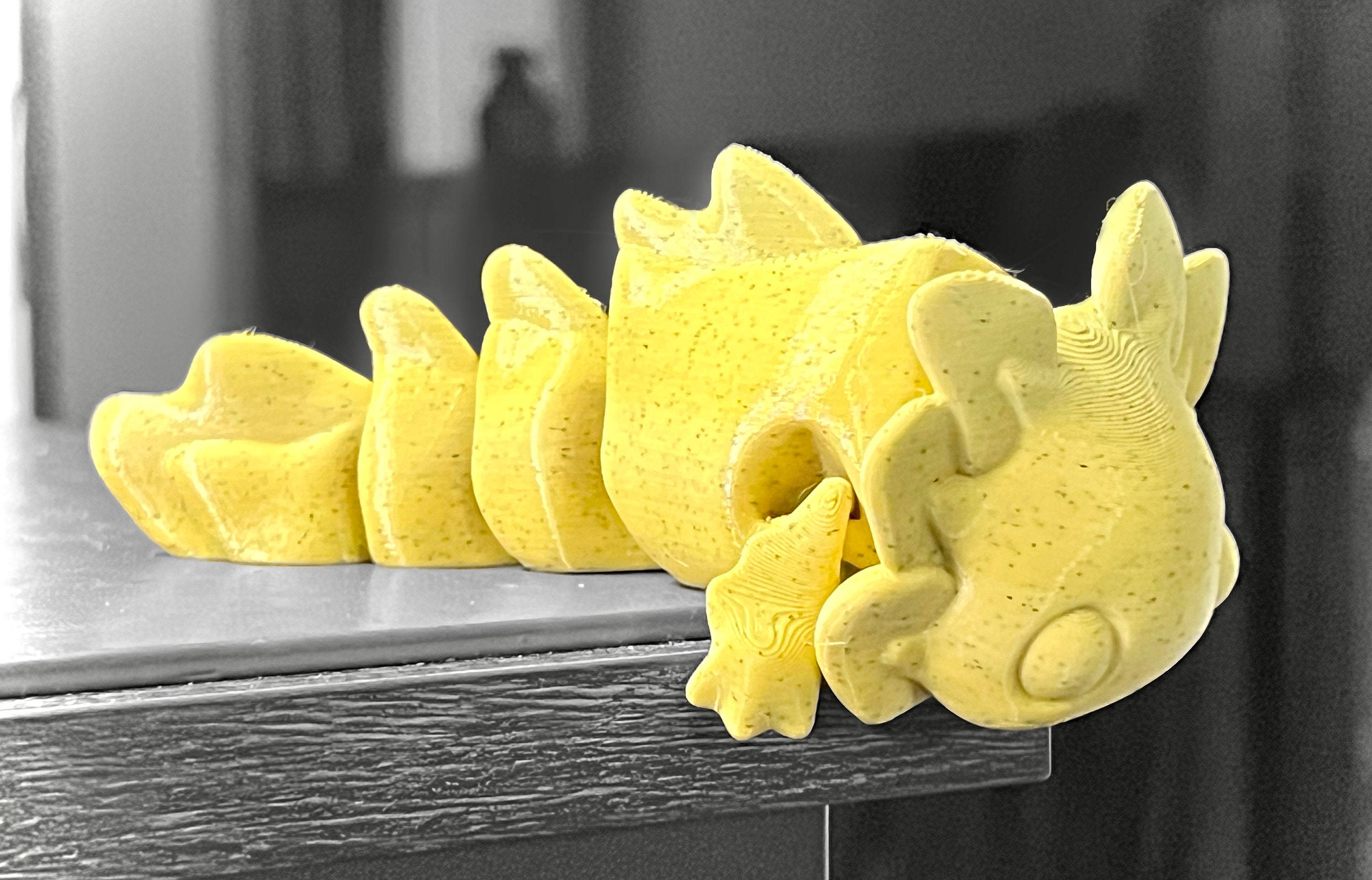 Axolotl Tadpole Flexi Adorable 3D Printed Fidget Toy - Etsy