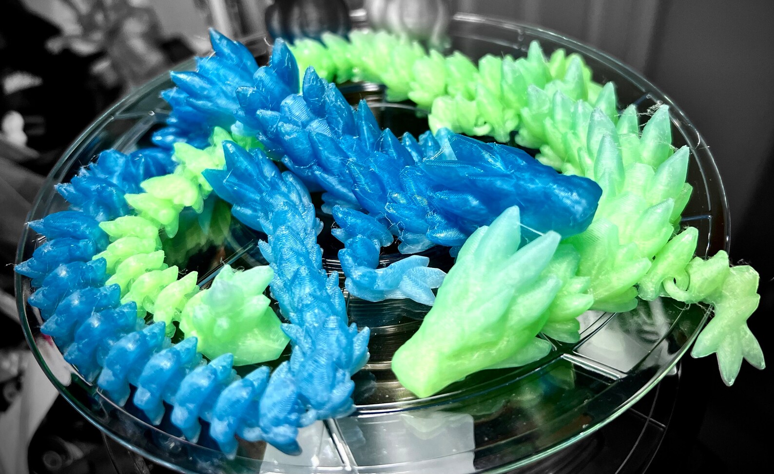 Gemstone Dragon, 15-26 Inches, Articulated 3D Print, Made to Order - Etsy