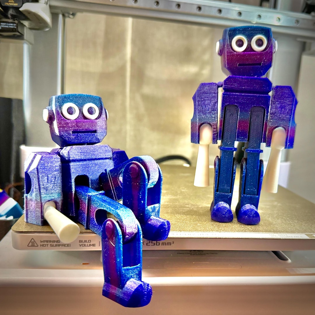 Artibot, Your Articulated Robot Friend, 3D Printed, Fidget Toy, Made to ...