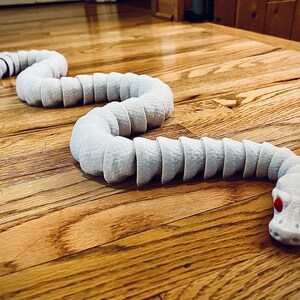 Articulated Ball Python Snakes, 3D Printed, Fidget Toy, Made to Order ...