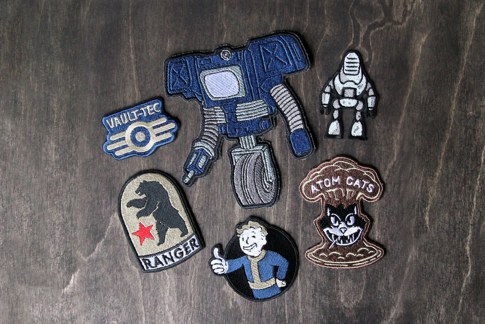 Fallout patches bundle / Set of 6 iron-on patches / Gift for | Etsy