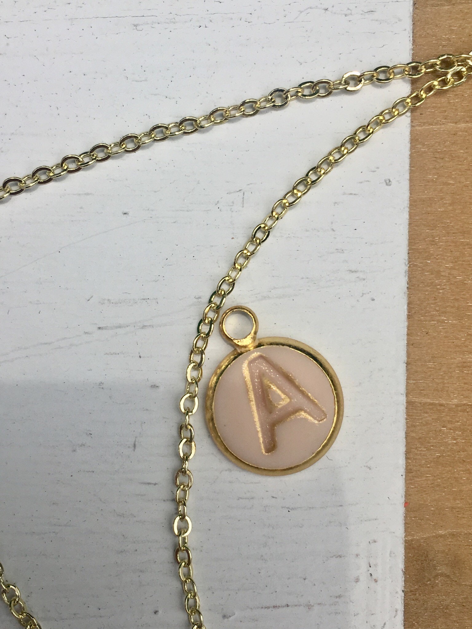 Collar inicial, collar personalizado, pendent inicial, encanto inicial ...