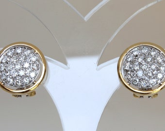 Gold Omega Back Earrings - Etsy