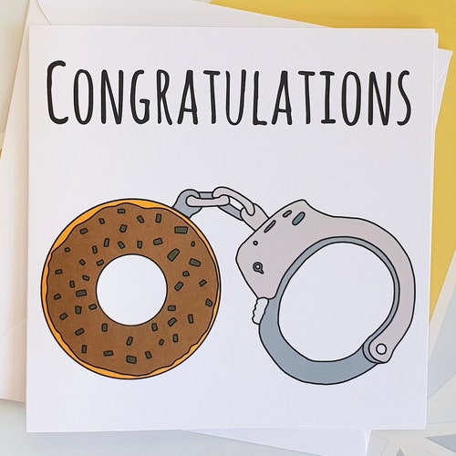 Police Officer Congratulations Card - Etsy