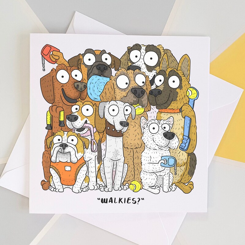Funny Dog Card - Etsy UK