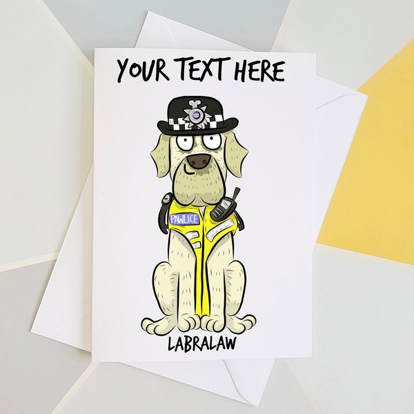 Police Officer Card - Etsy