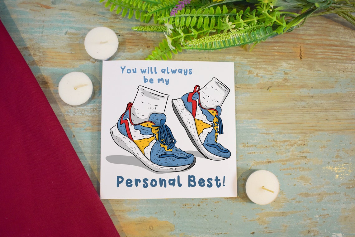 You Will Always Be My Personal Best Card, Card for Runner, Anniversary ...