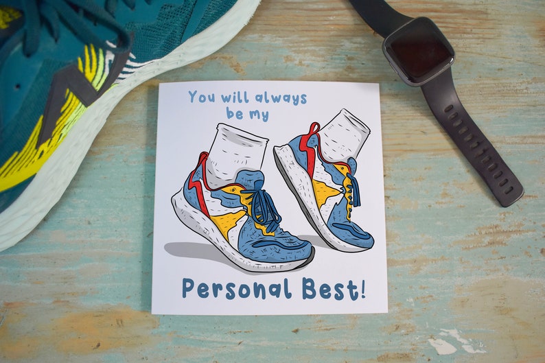 You Will Always Be My Personal Best Card Card for Runner - Etsy