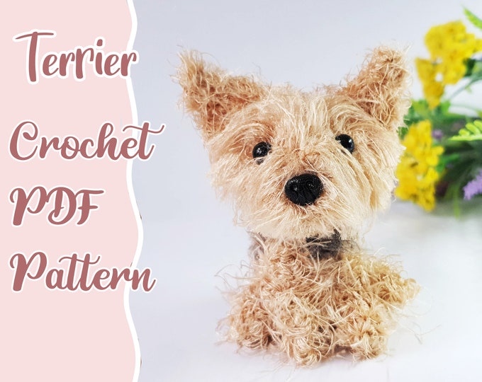 Crochet Terrier Pattern: Amigurumi Yorkie Dog (PDF Download) - Etsy