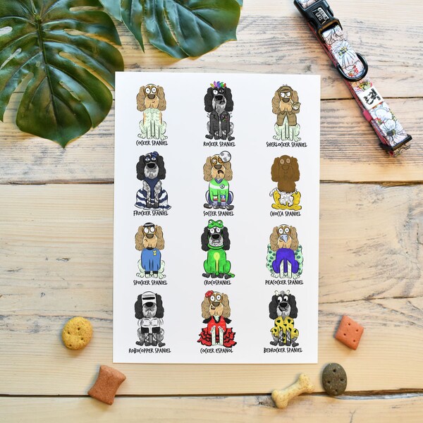 Cocker Spaniel Art - Etsy UK