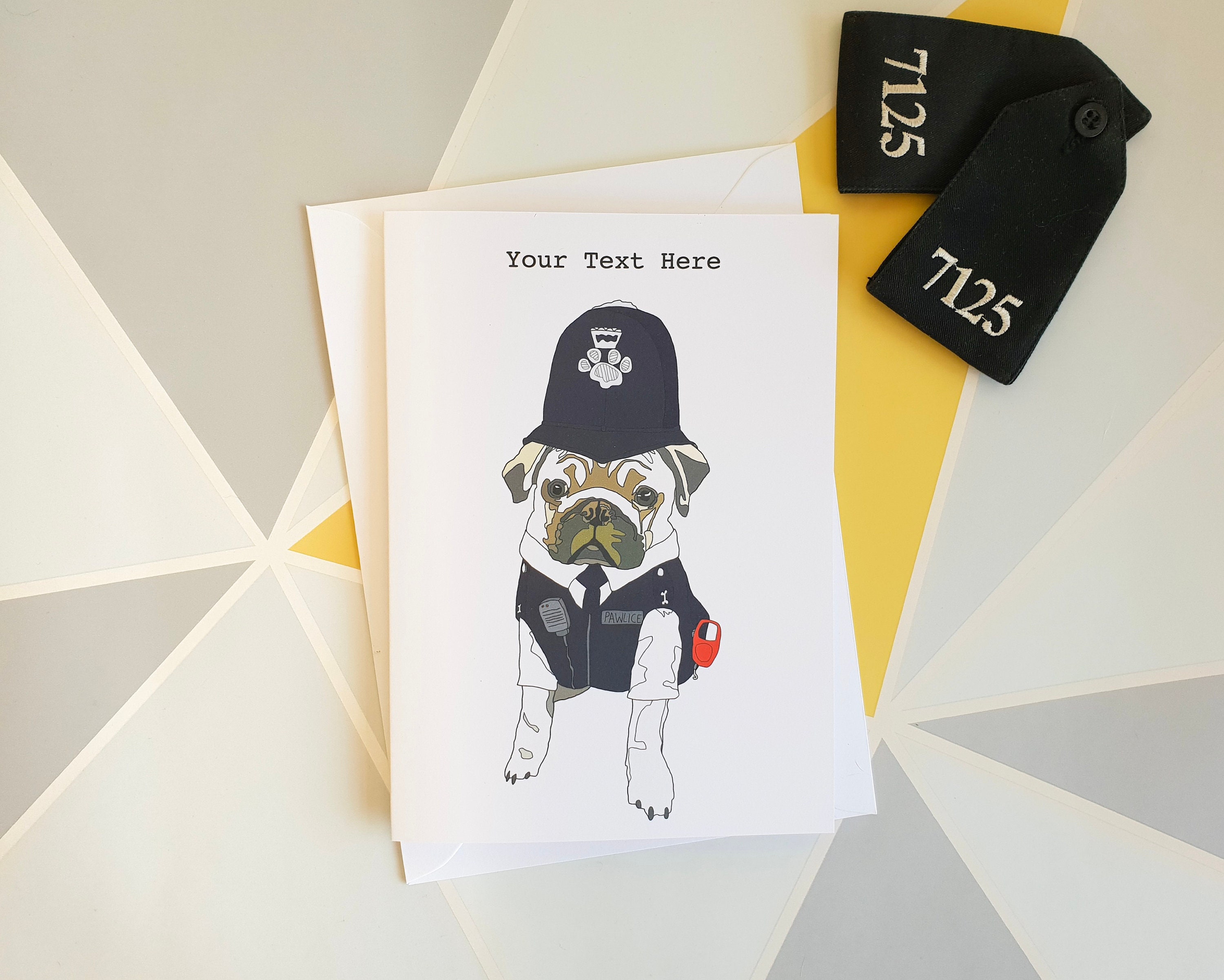 Personalised Police Card Custom Police Card Police - Etsy