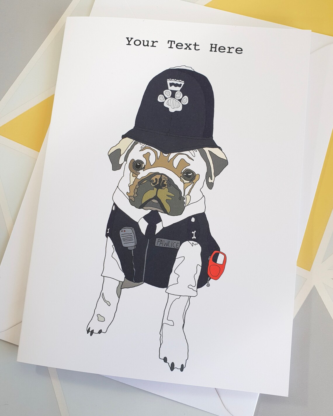 Personalised Police Card Custom Police Card Police - Etsy UK