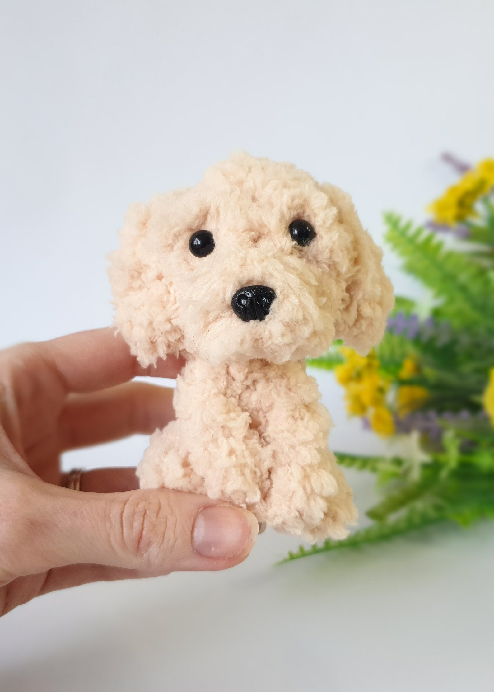 Crochet Cockapoo Pattern, Amigurumi Dog Pattern, Dog Stuffed Animal ...