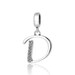 Initial Letter D Dangling Pendant Charm in 925 Sterling Silver - Etsy UK