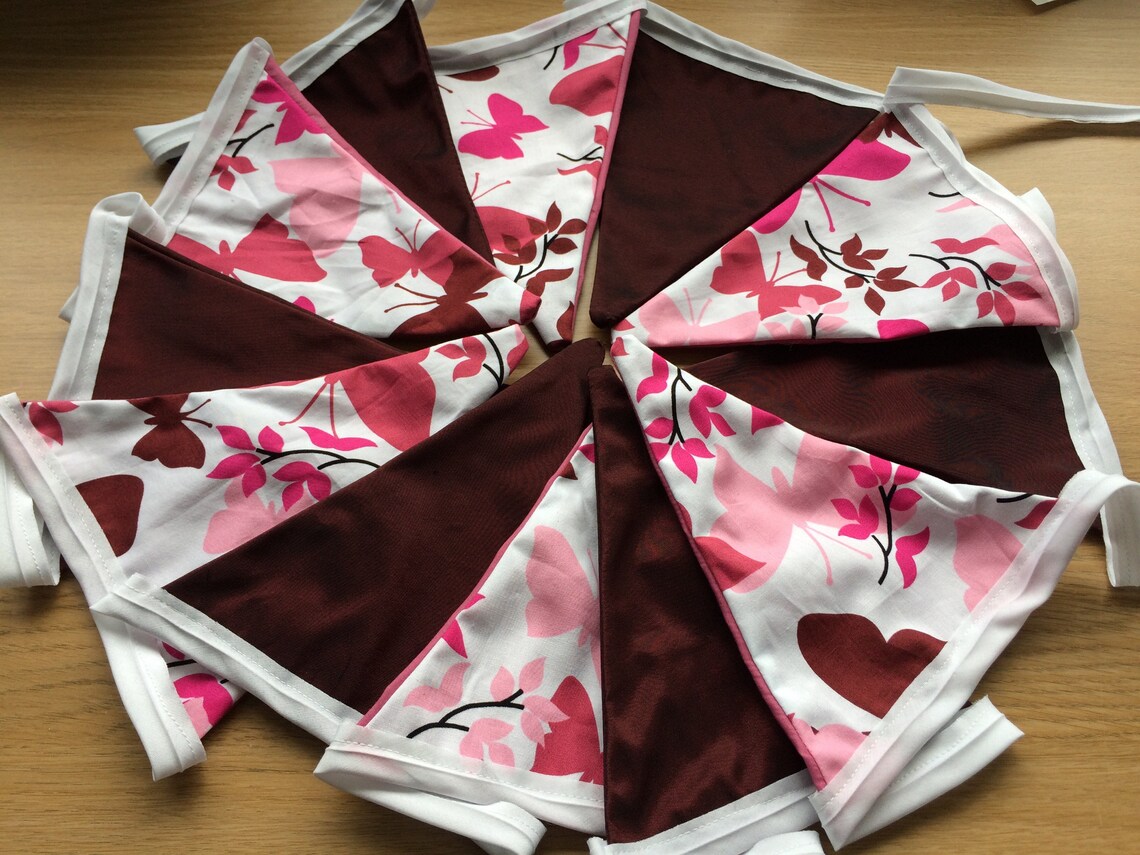 Pink Butterfly Banner - Etsy