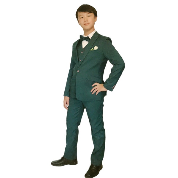 Ring Bearer Suit Green - Etsy