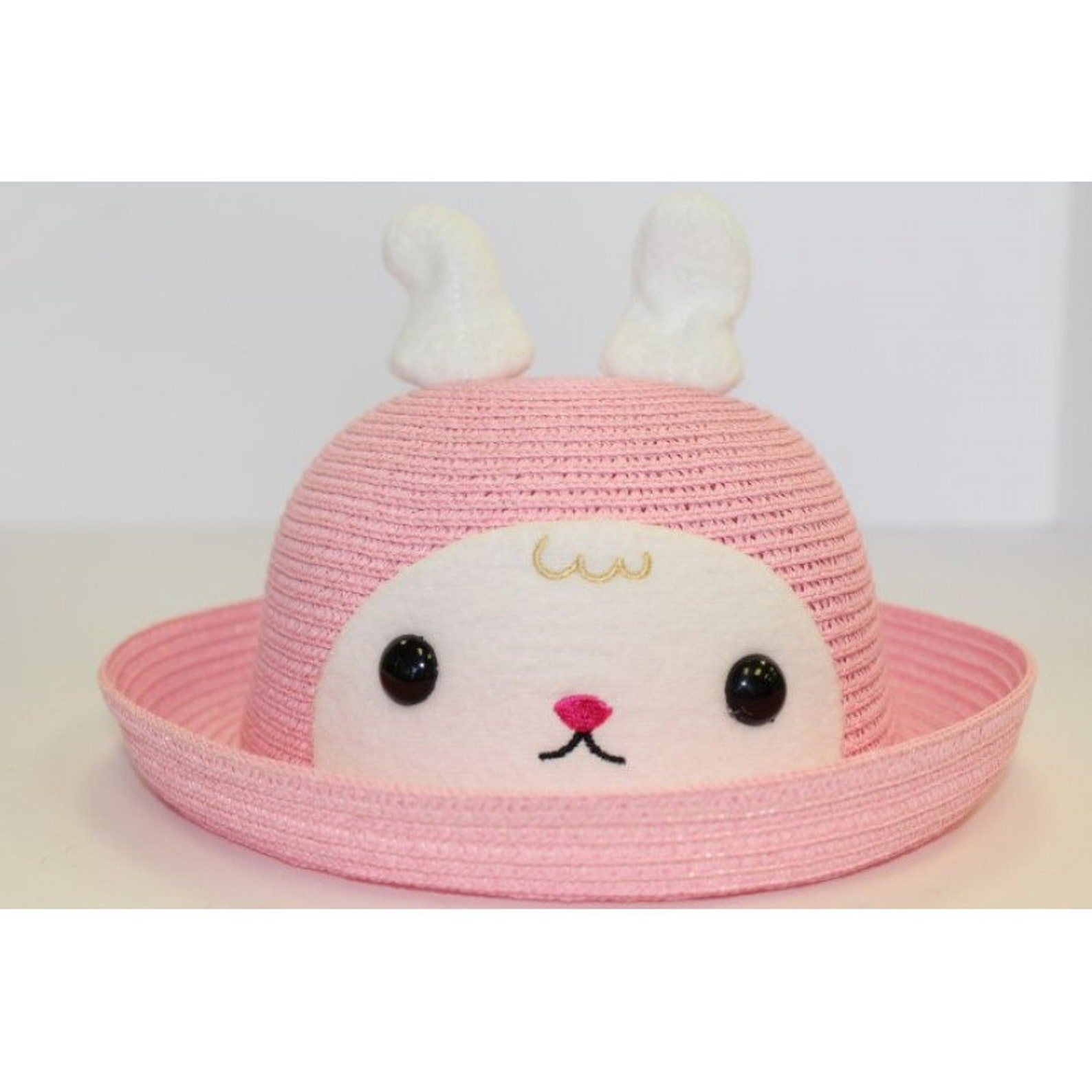 Straw Bowler Hat Bunny Rabbit Kid Unisex Boy Girl Blue - Etsy