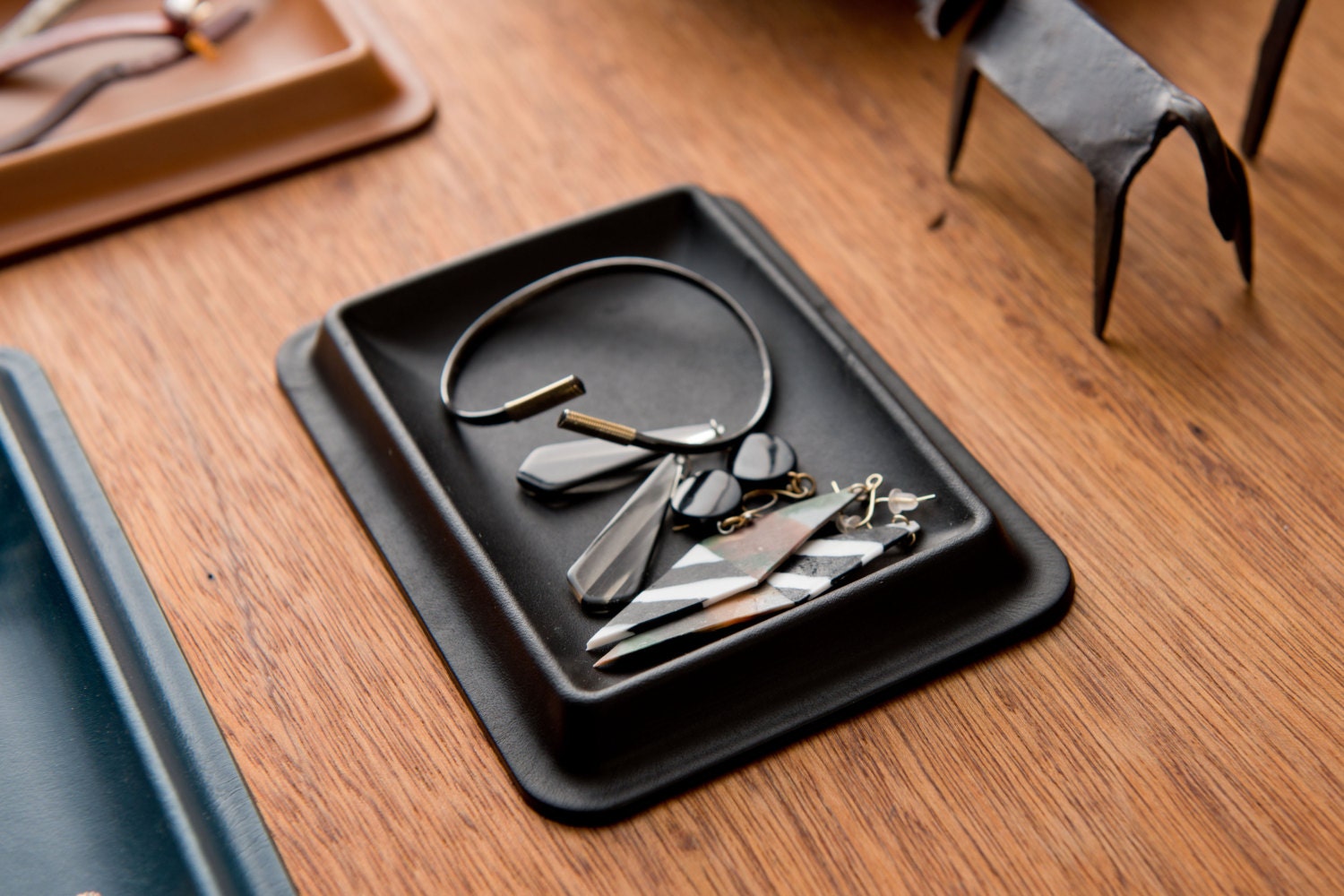 Leather Tray S / Pen Tray / Watch Tray - Etsy