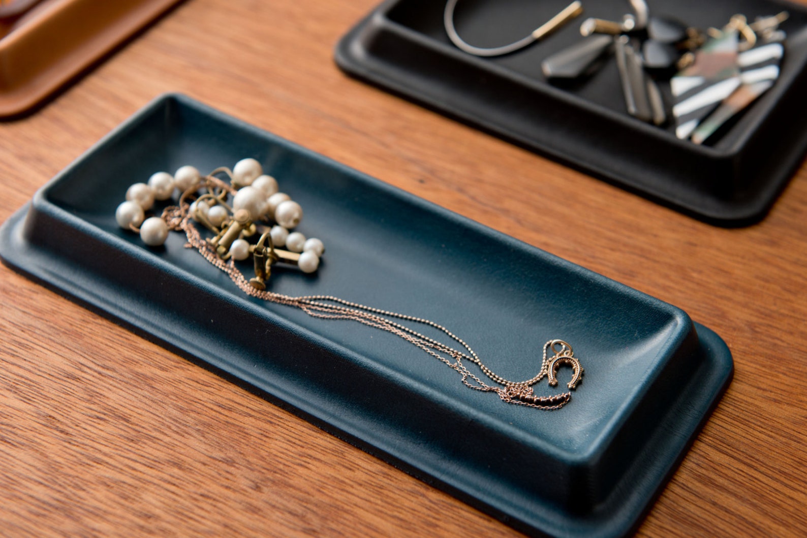 Leather Tray M / Pen Tray / Watch Tray / Glasses Rest - Etsy